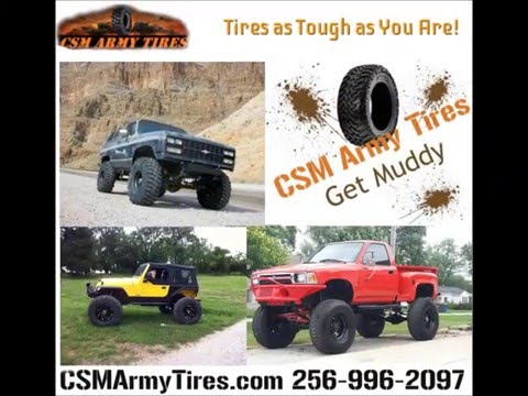 CSM Army Tires Shipping Information - YouTube