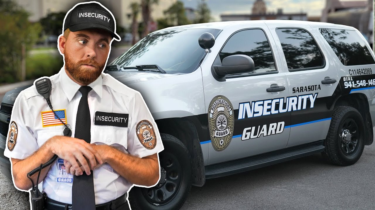 Insecurity Guard Prank! - YouTube