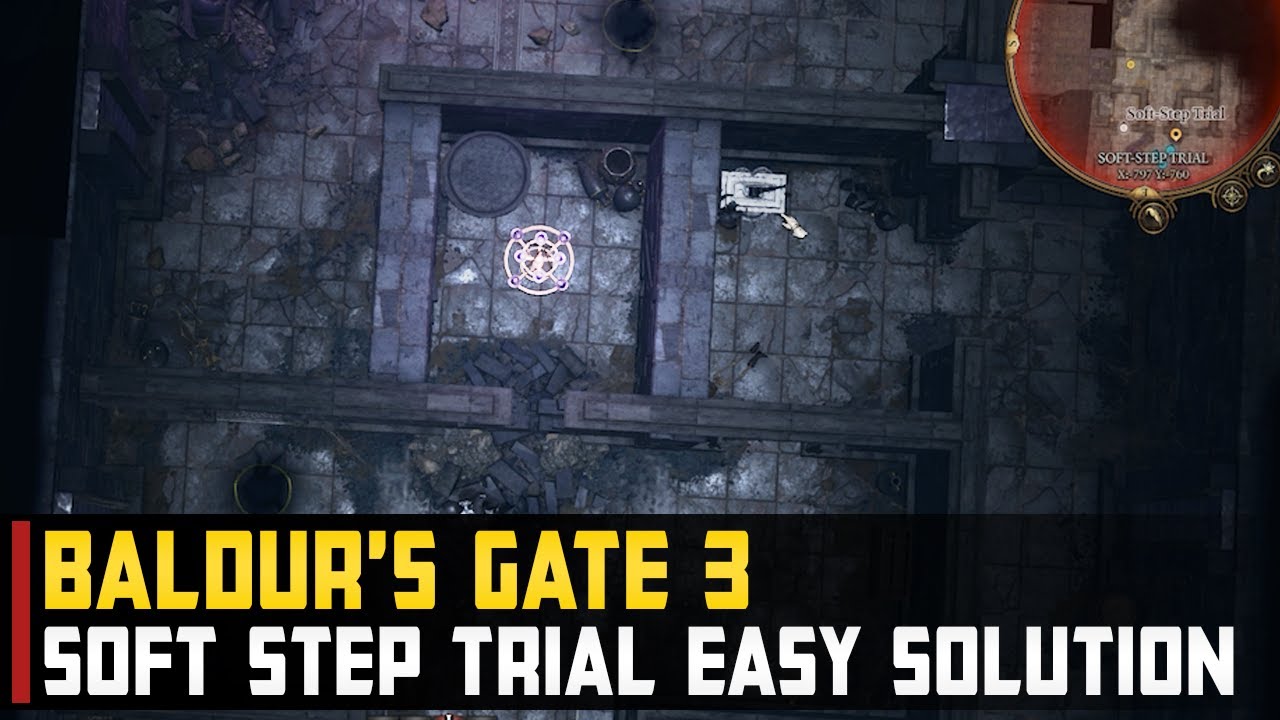 Soft Step Trial | Baldur's Gate 3 (Easy Solution) - YouTube