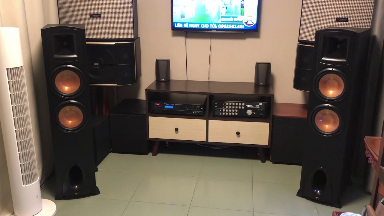 Loa Klipsch Synergy Black Label F-300 - YouTube