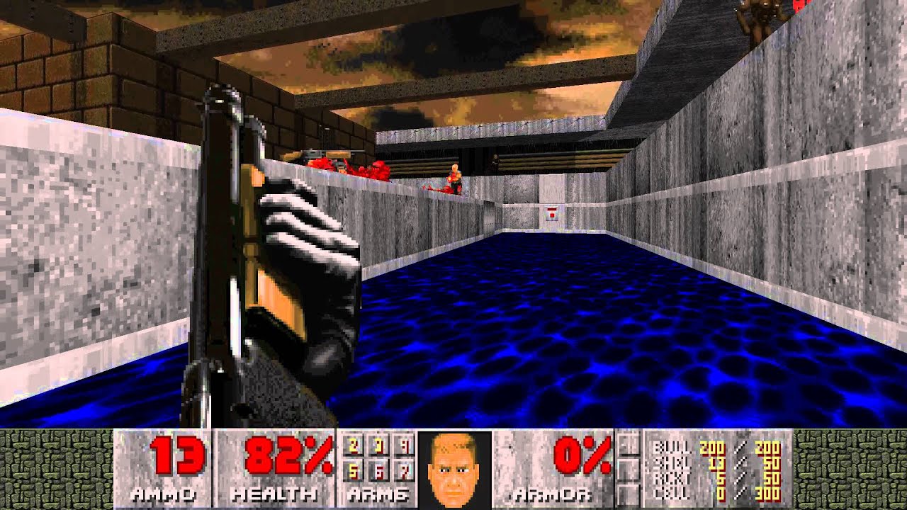 The Ultimate Doom II (Demo) MAP02: Underhalls (UV All Secrets 1080p ...