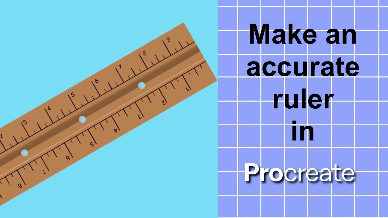 Draw A Measurement Ruler For Procreate YouTube Draw A Measurement Ruler For Procreate YouTube