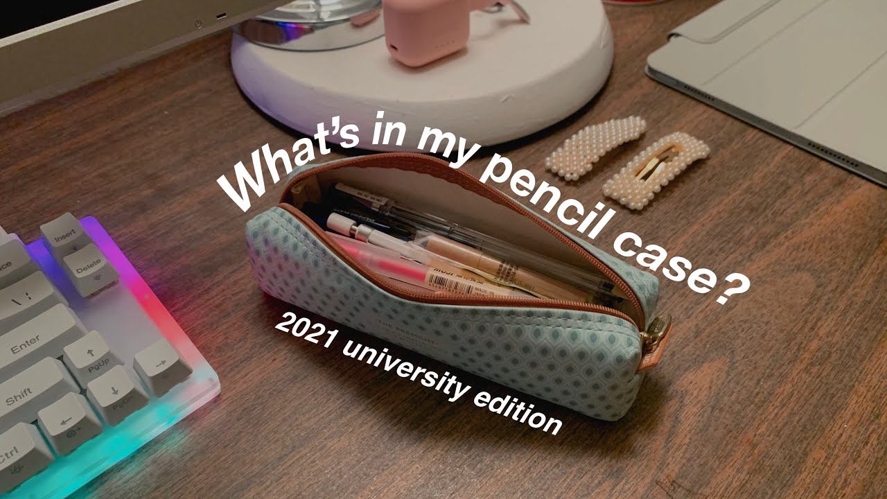 🖊📕 What's in my pencil case? | 2021 university/college edition | online ...