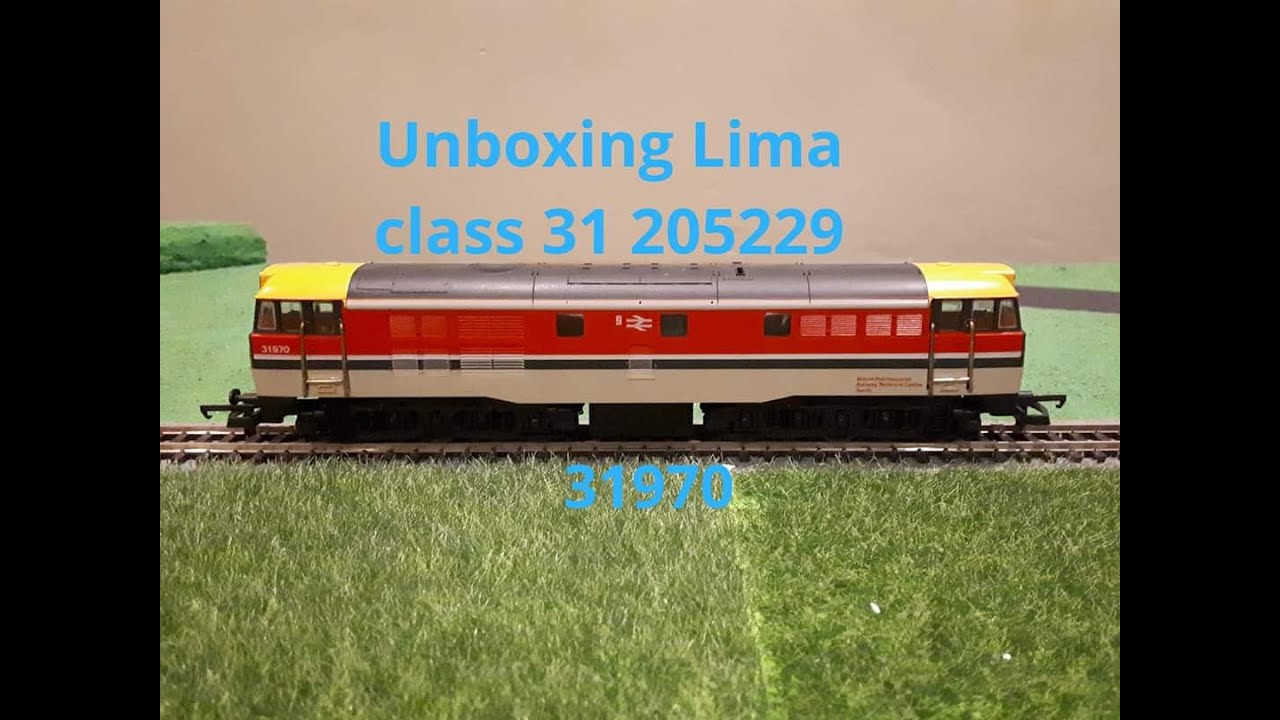 Unboxing & test run, Lima 205229 Class 31 31970 RTC livery for Mangley ...
