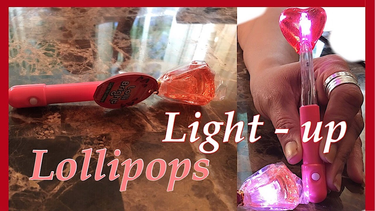 Lollibright light up Lollipops 🍭 (Mom's kid at heart gift ideas) - YouTube