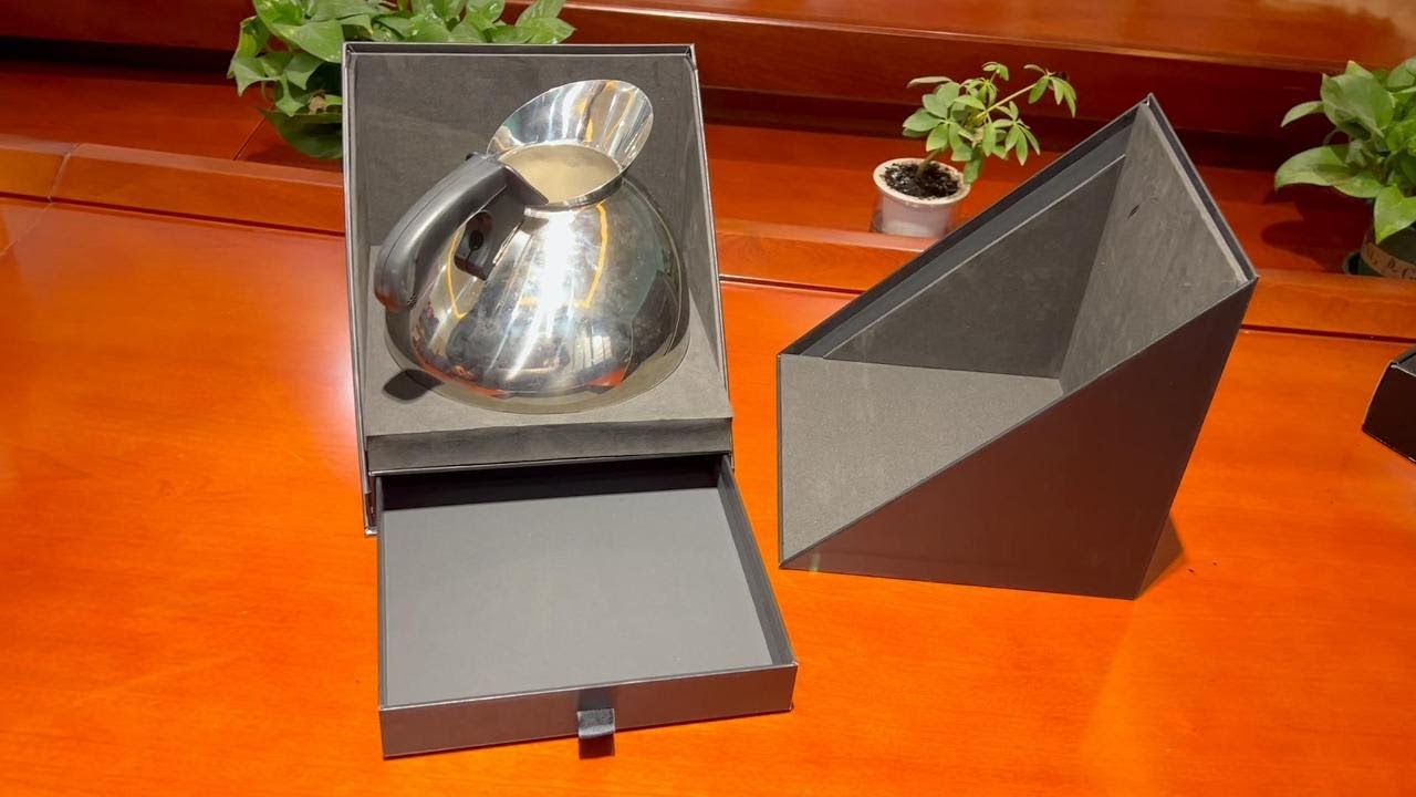 Large size unique shape product packaging box - YouTube