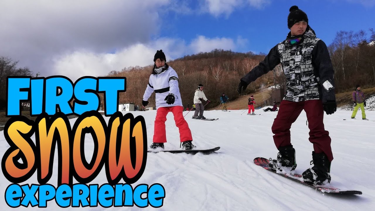 FIRST SNOW EXPERIENCE | Yeti Snow Resort | Mt. Fuji | Winter Season ...