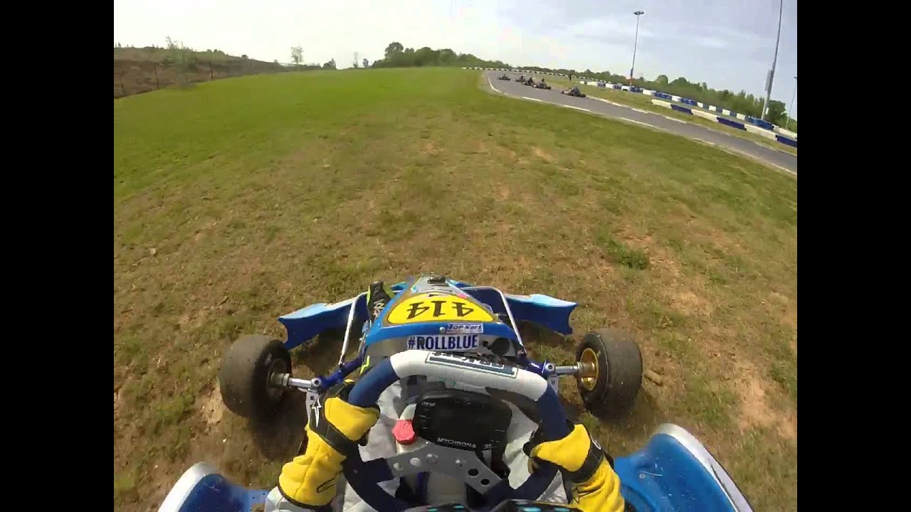GoPro Motorplex 2014 Race #2 Rotax Junior Final 1st Turn Crash - YouTube