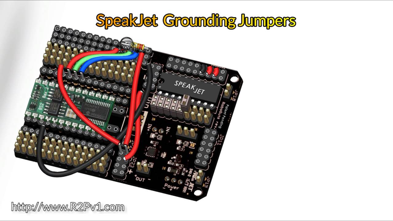 RoboGuts Build-Up with a BS2 BASIC Stamp 2 module - YouTube