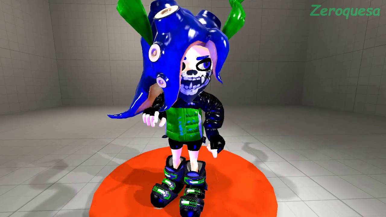 [SFM-Splatoon] Test Physics Hair - YouTube