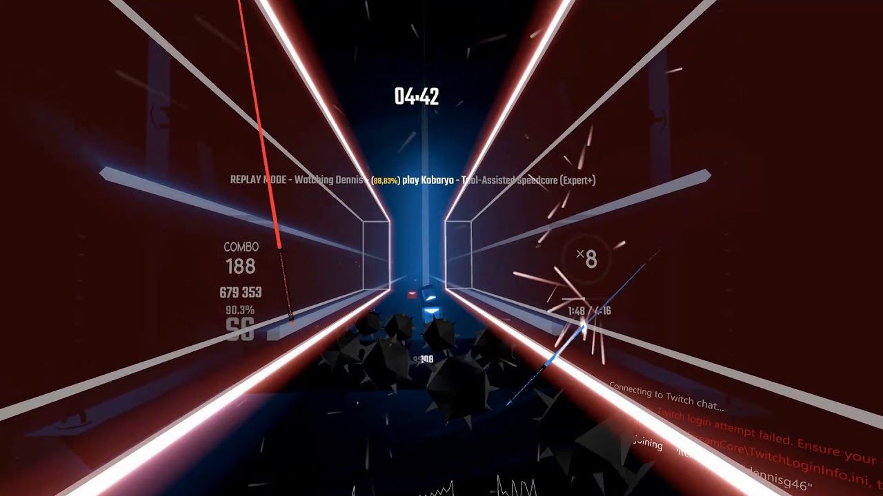 (OLD SCORE) Beat Saber | Kobaryo - Tool-Assisted Speedcore (TQBF Remix ...