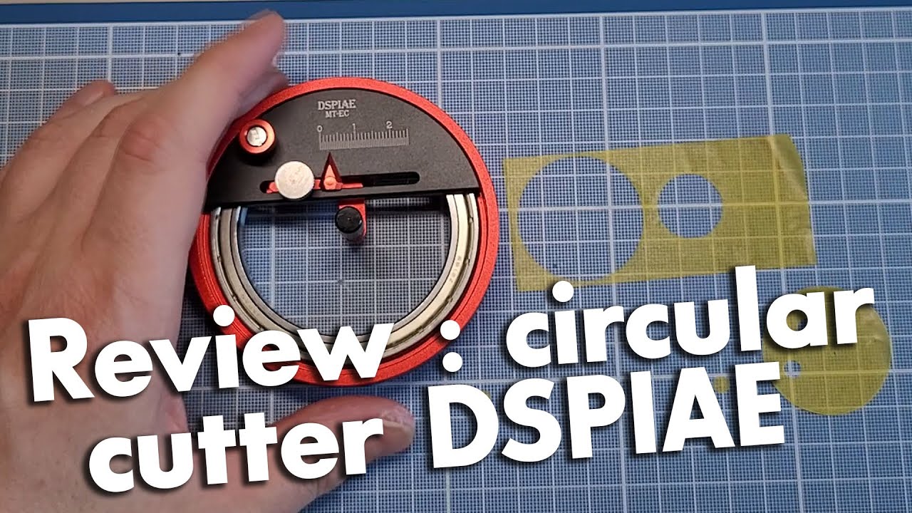 Review du cutter circulaire DSPIAE Stepless Circular Cutter - YouTube