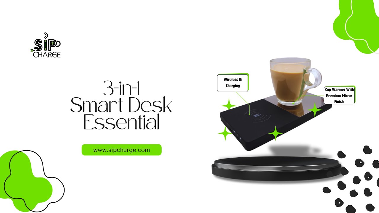 Revolutionary Smart Coaster: Perfect Temperature Control & Wireless ...