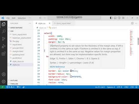 Styling Form Input Menggunakan CSS - YouTube