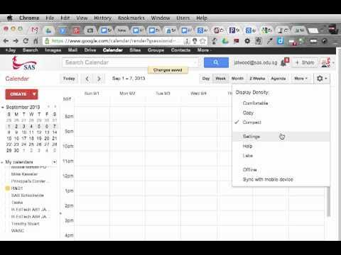 Import Class Schedule into Google Calendar - YouTube