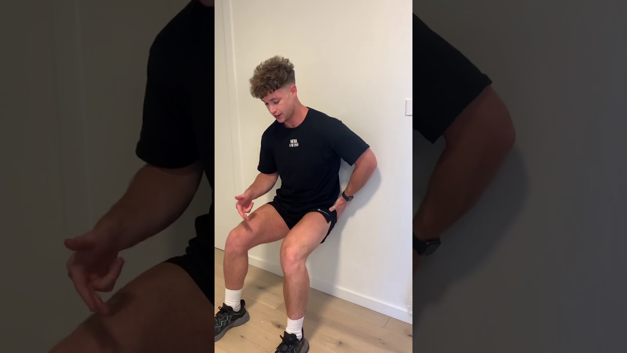Exercise Tutorial - Isometric Wall Sit - YouTube