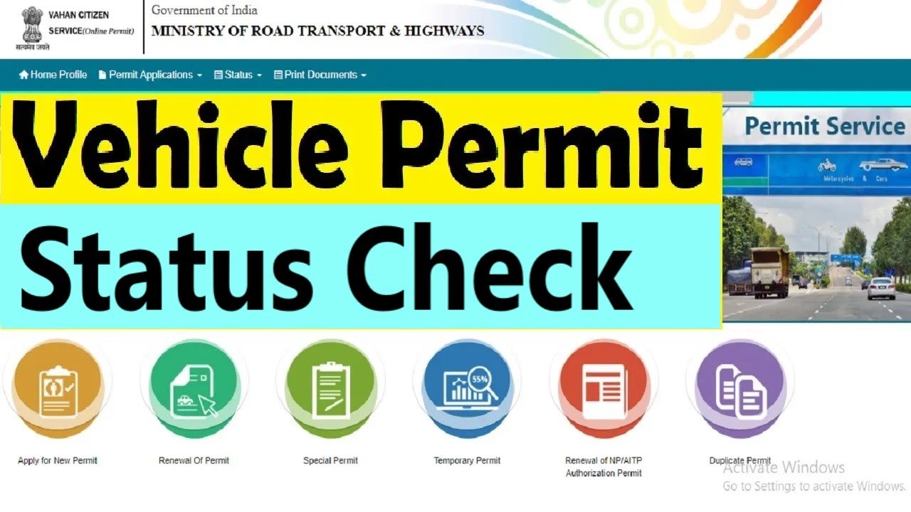 vehicle permit status check online 2023 : check vehicle permit status ...