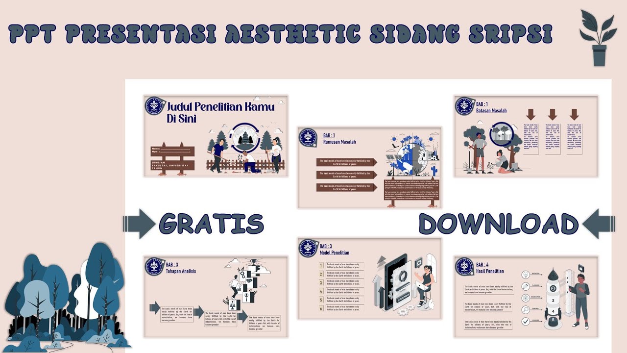 PPT Presentasi Sidang Skripsi💥GRATIS DOWNLOAD💥 - YouTube