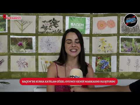 📍BAÇEM’de kursa katılan güzel oyuncu kendi markasını oluşturdu