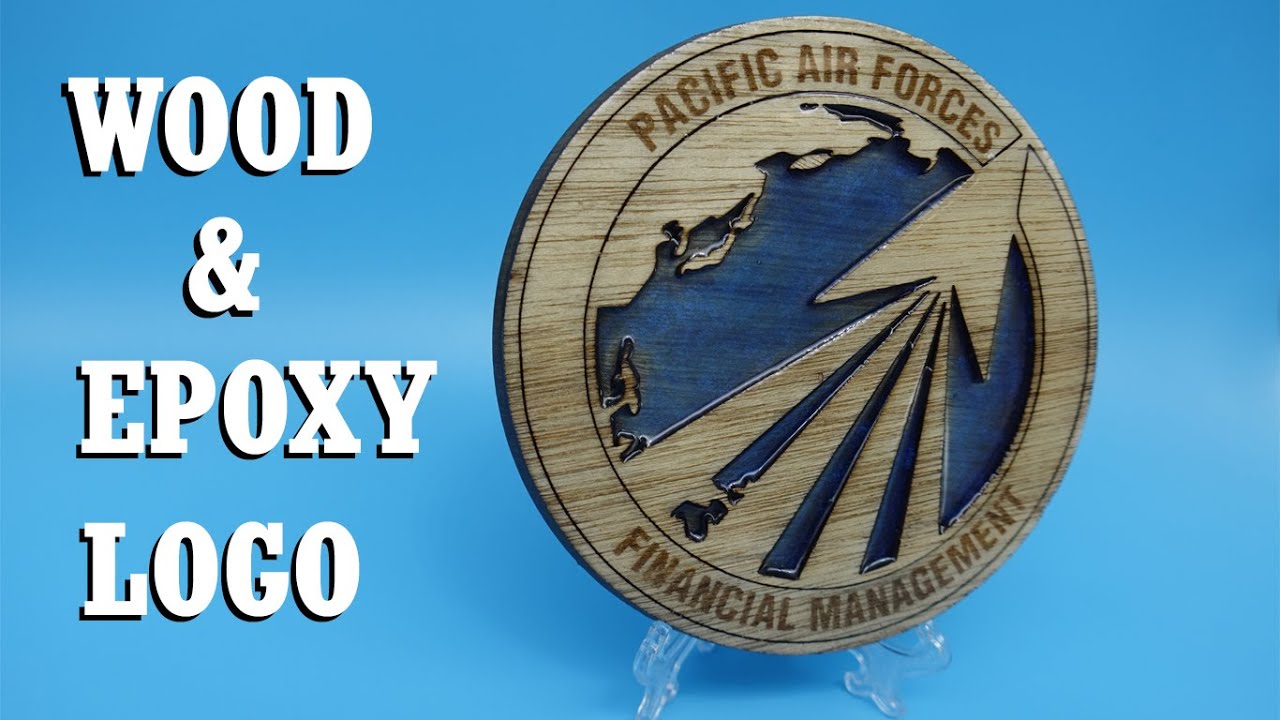 Making Wood and Epoxy Logo | xTool M1 - YouTube