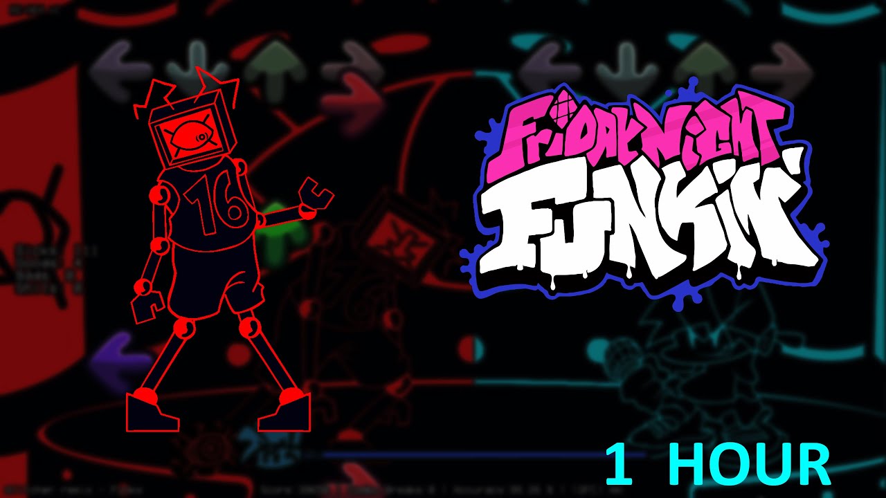 Glitcher (Remix) - Friday Night Funkin' (Hex Mod 2.0) (1 HOUR) - YouTube