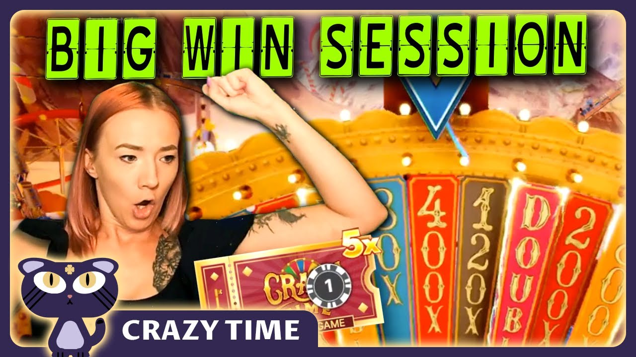 BIG WIN Session on Crazy Time! - YouTube