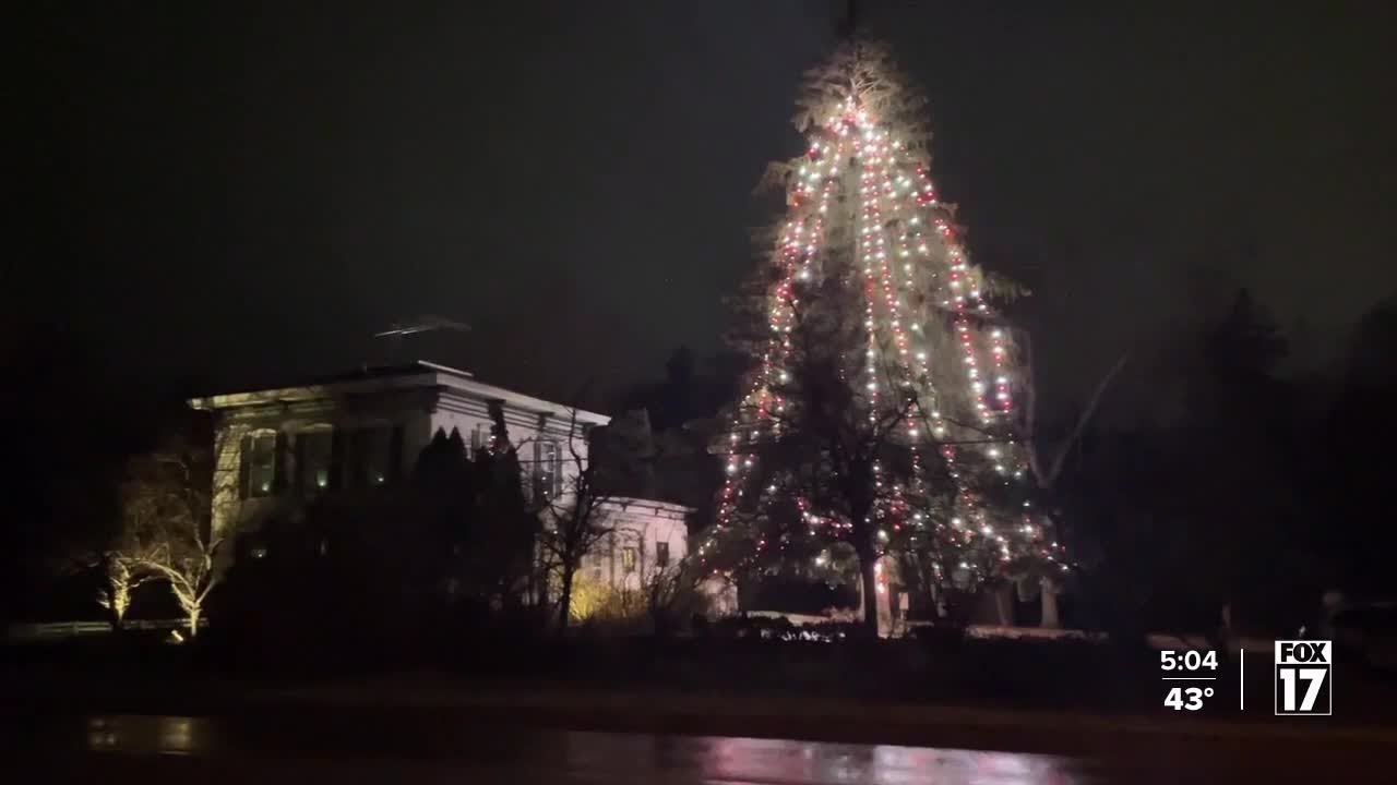 The story behind the 90-foot-tall Christmas tree in Cedar Springs - YouTube