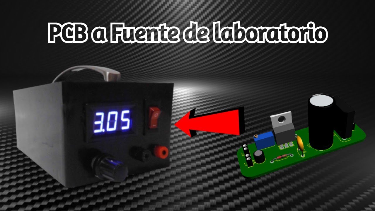 pcb, diseño y ensamblaje de la fuente variable 🔋⚡ - YouTube