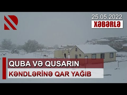 Quba və Qusarın kəndlərinə qar yağıb
