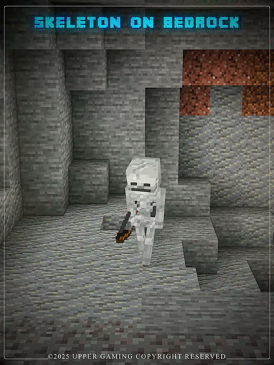 Java Skeleton Vs Bedrock Skeleton - YouTube