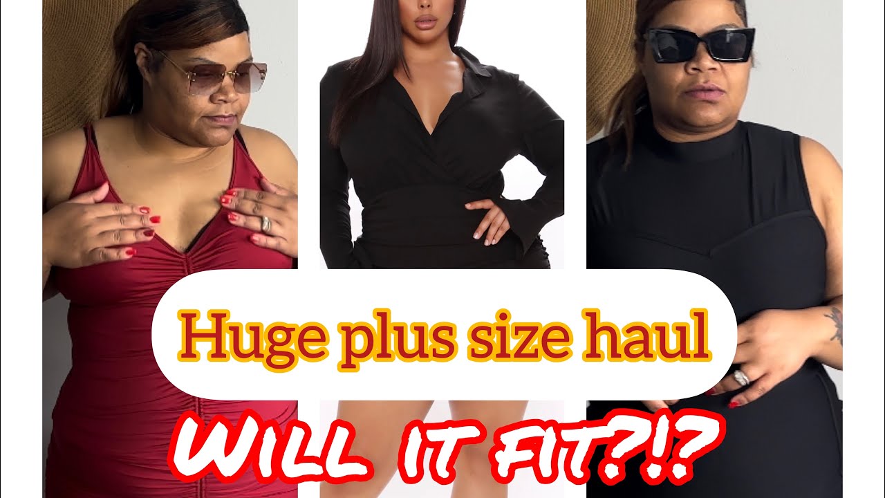 All black plus size haul from Fashion Nova trendy pieces - YouTube