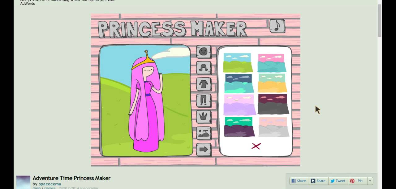 Adventure Time Princess Creator - YouTube