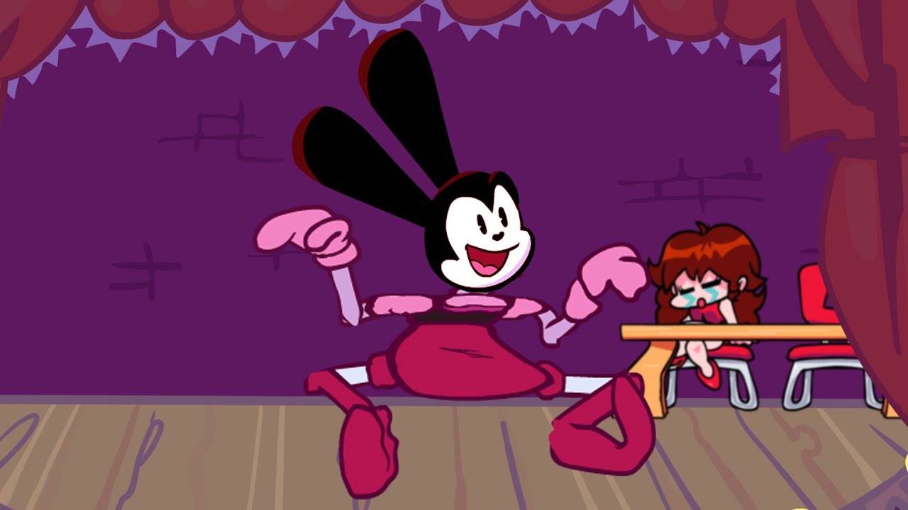 [HARD] FNF Rabbit's Luck But Pipecleaner Spinel VS Oswald Sing It ...