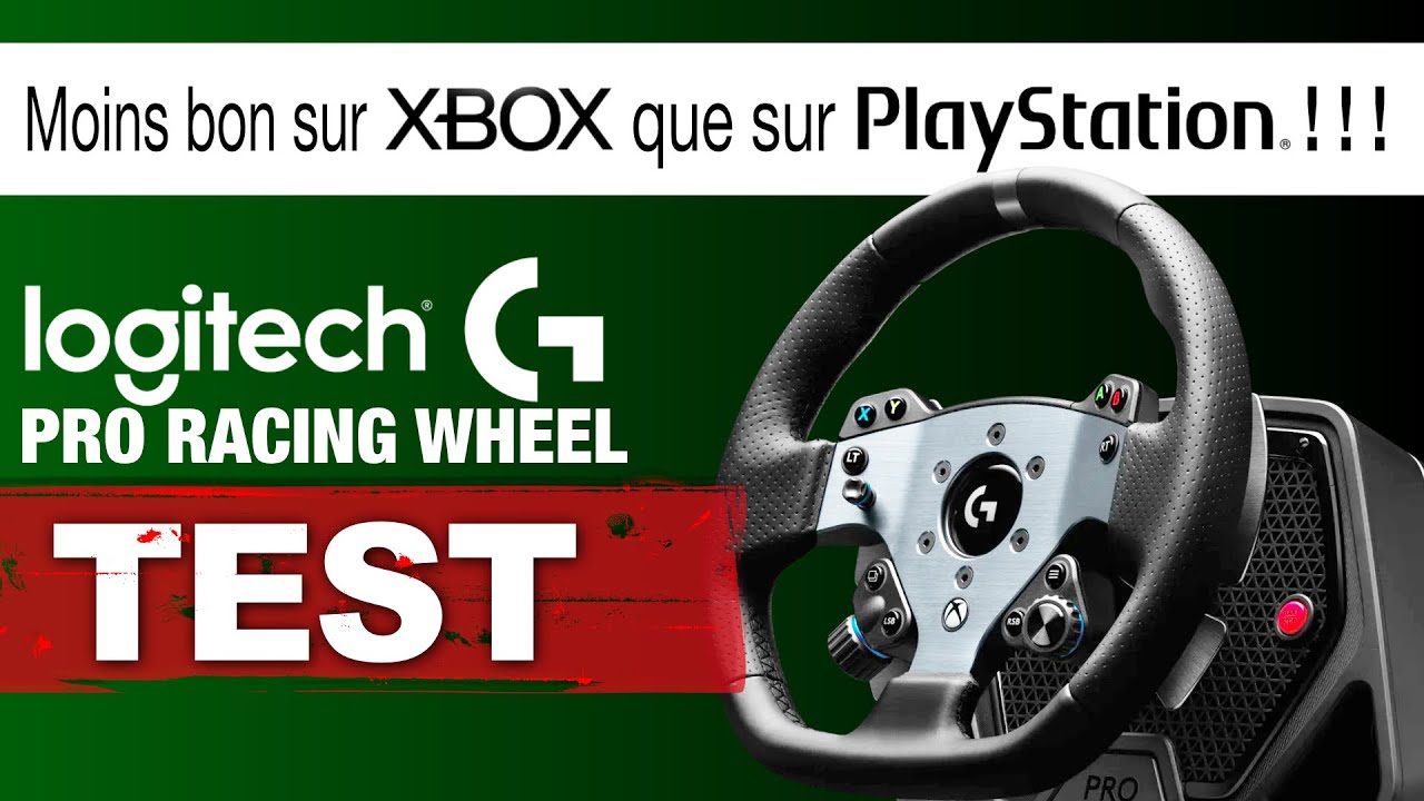 TEST Logitech G Pro Racing Wheel : Un volant moins bon sur Xbox que sur ...