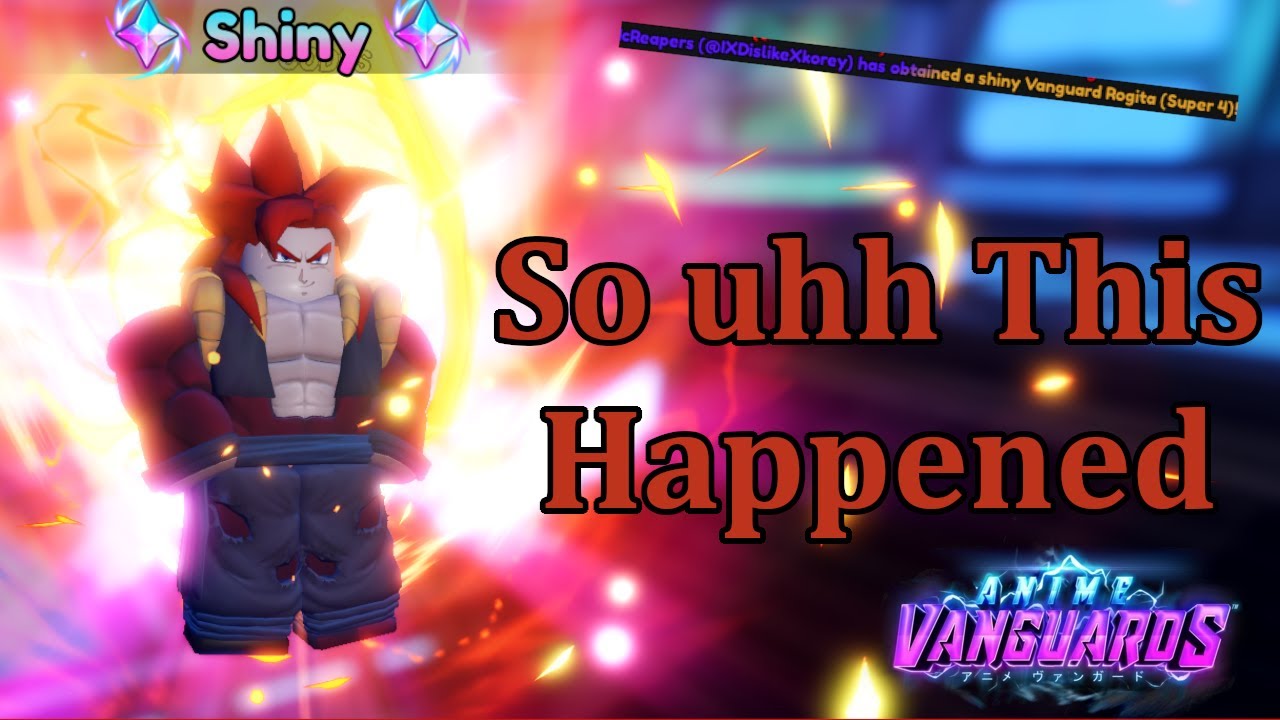 So I got Shiny Gogeta in Anime Vanguards - YouTube