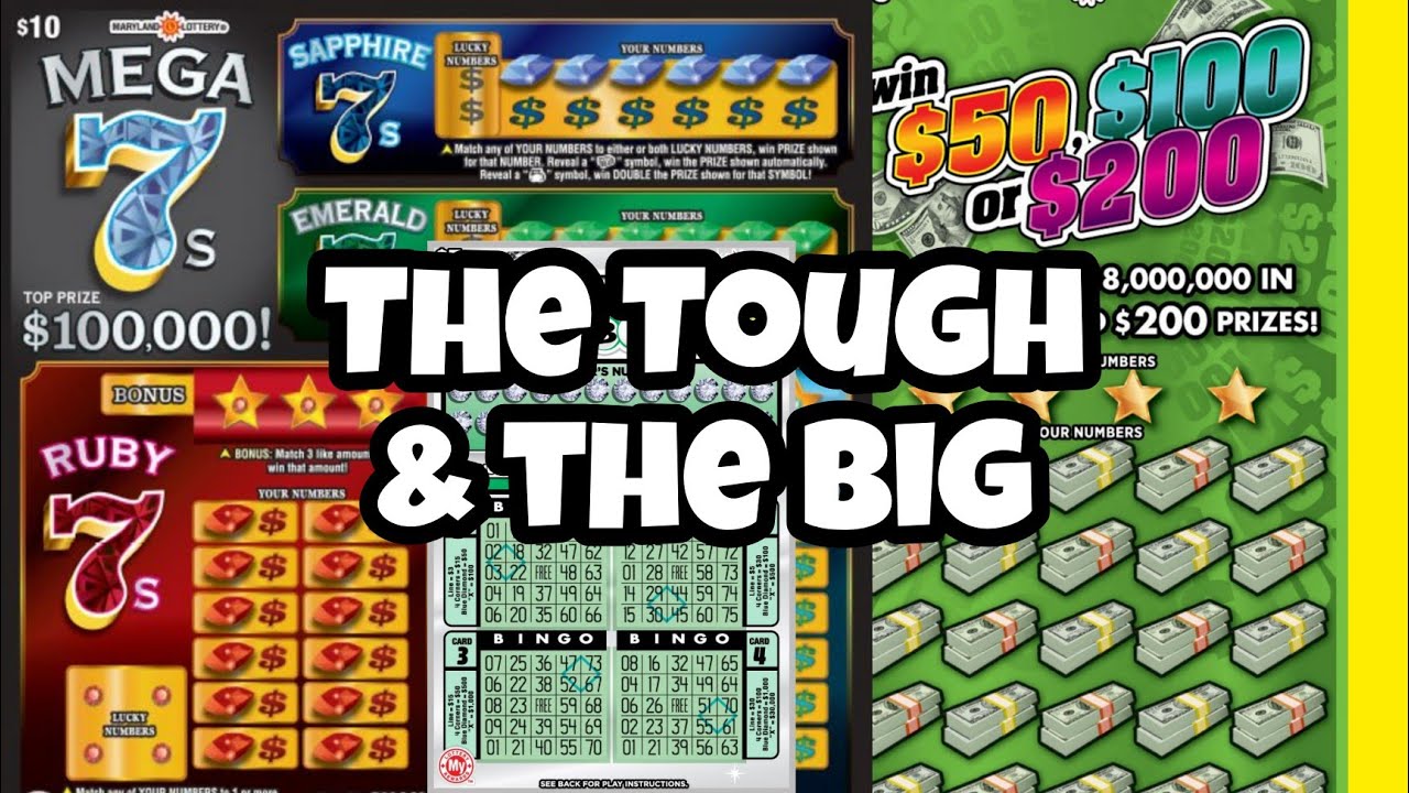 Md Lottery 🔴 Mega 7s, $50 $100 $200 And Diamond Bingo Scratch Off ...