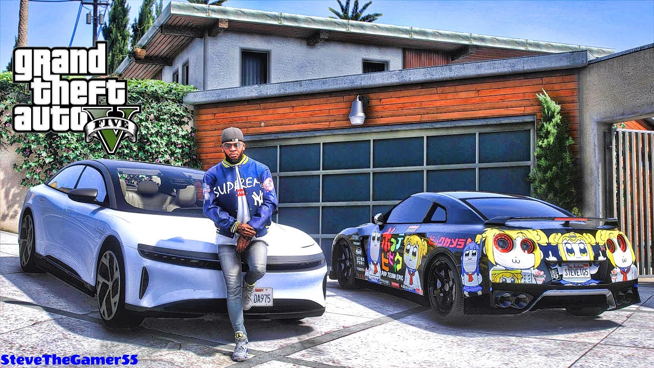 Driving my IRL Car and new Mansion in GTA 5|| Let's Go to Work| GTA 5 ...