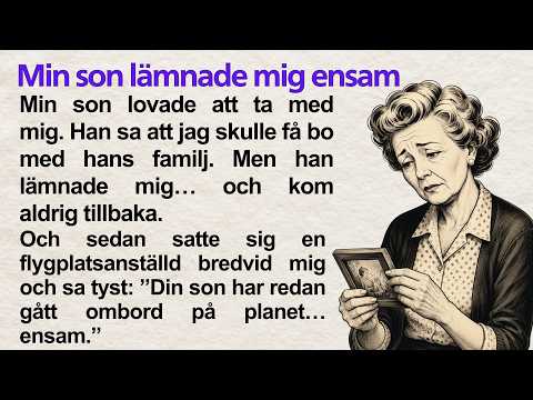 My Son Left Me Alone 💔 Learn Swedish Through Story | Swedish Listening Practice Level 1