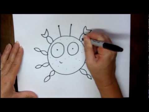 How to Draw a Crab Step-by-Step Easy Cartoon Lesson Tutorial by ...