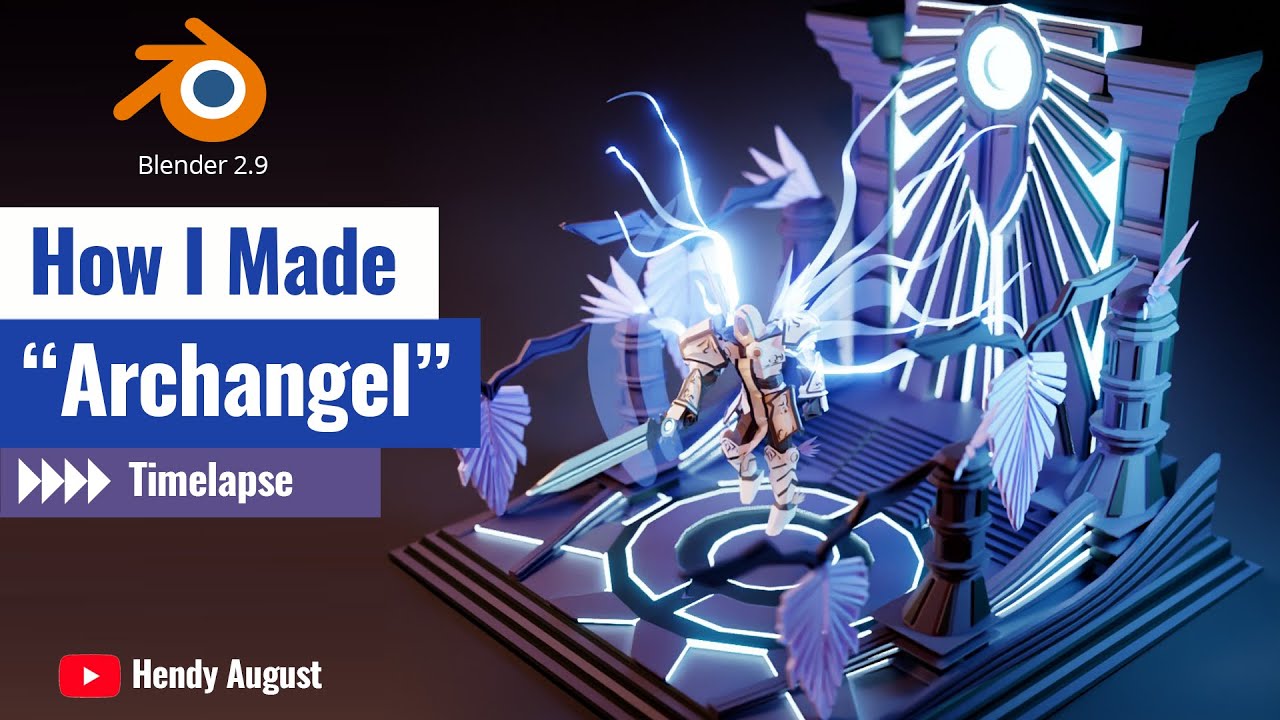 "Archangel" | Animating Character Blender | Timelapse - YouTube