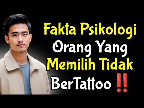 Fakta Psikologi Mereka Yang Memilih Untuk Tidak Bertato‼️