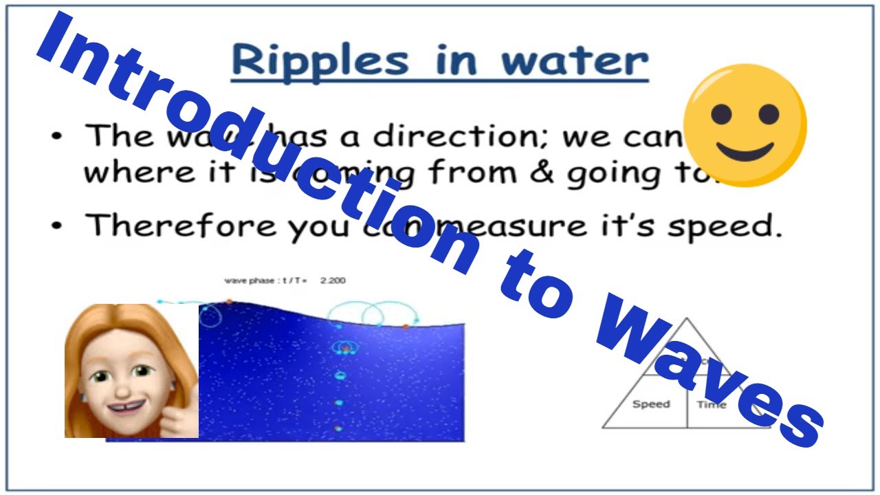 Introduction to waves Water waves. KS3/GCSE Physics. - YouTube