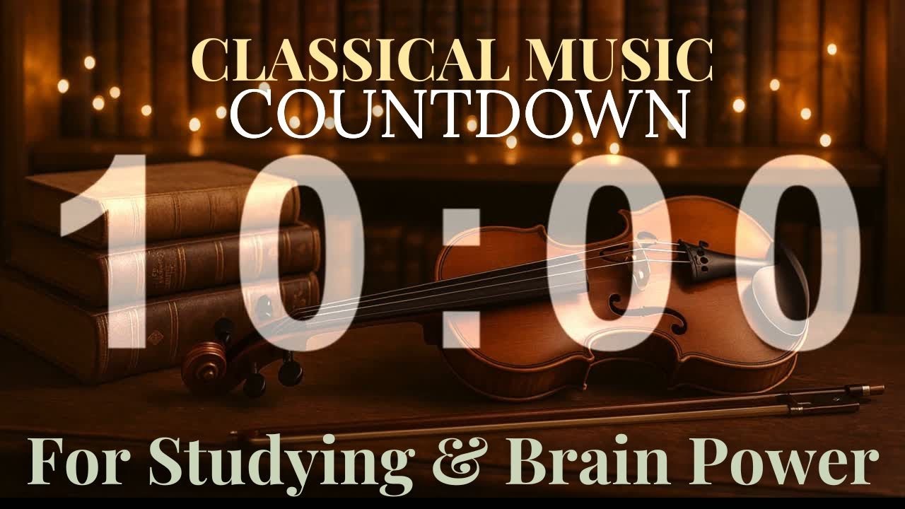 10 MINUTE TIMER: CLASSICAL MUSIC FOR STUDY | FOCUS - YouTube