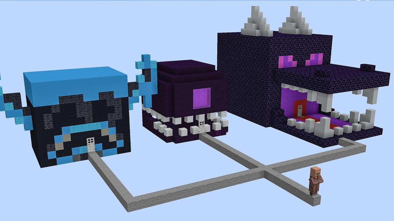 which minecraft bosses house will villager choose? - BIG compilation ...
