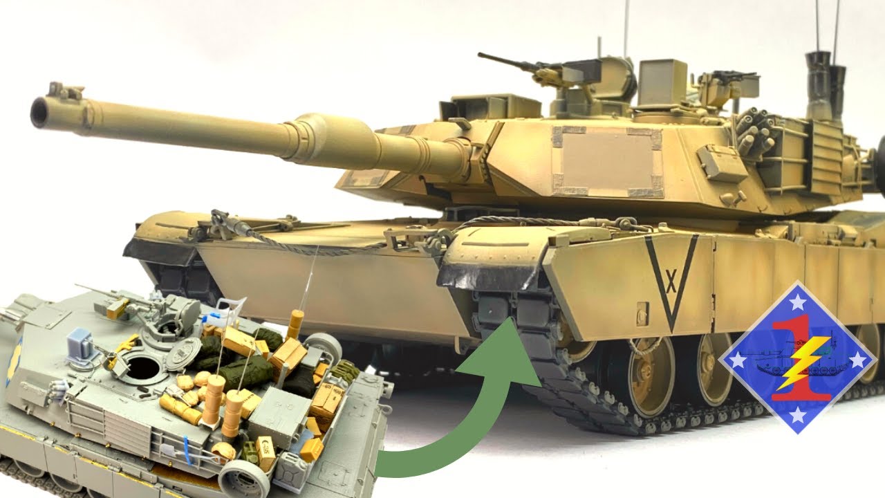 Painting an M1A1 Abrams - YouTube