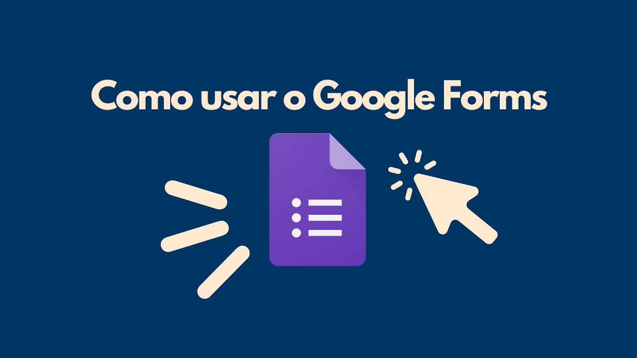 Como usar o GOOGLE FORMS | Professor, vê se aprende! - YouTube