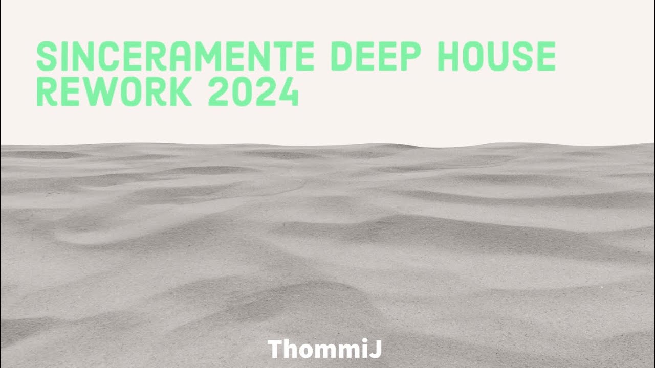 Annalisa - Sinceramente Remix Deep House rework 2024 - YouTube