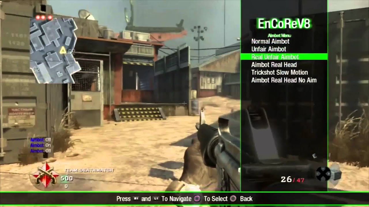 [Ps3/Gsc] Bo1 Modmenu EnCoRe v8 by CabCon MoDs - YouTube