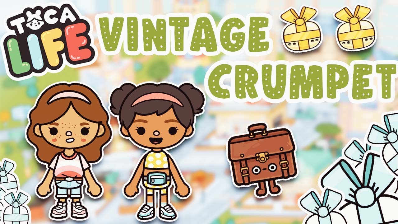 FREE Vintage Suitcase Crumpet! Friday Gift | Aesthetic Toca Life World ...