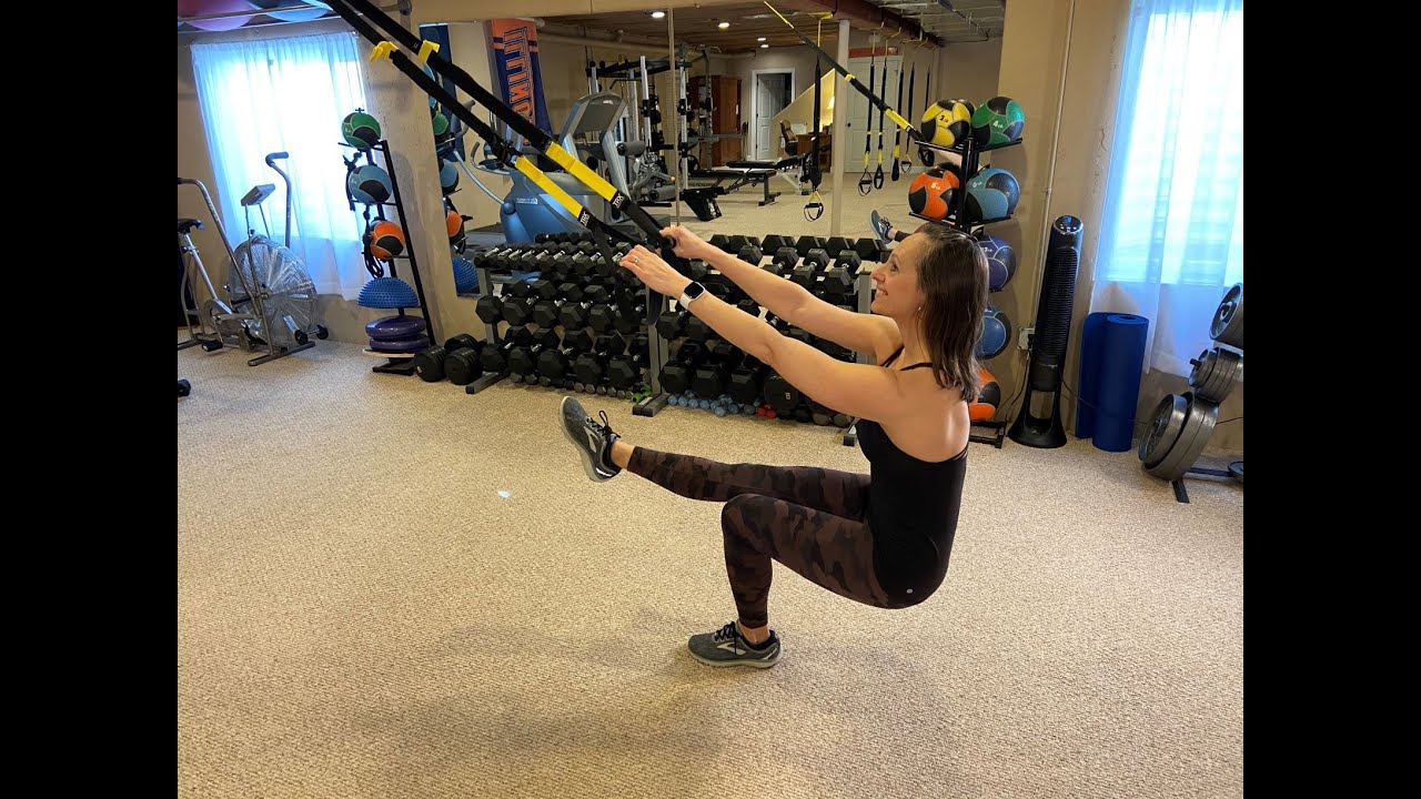 TRX Single Leg Squats - YouTube